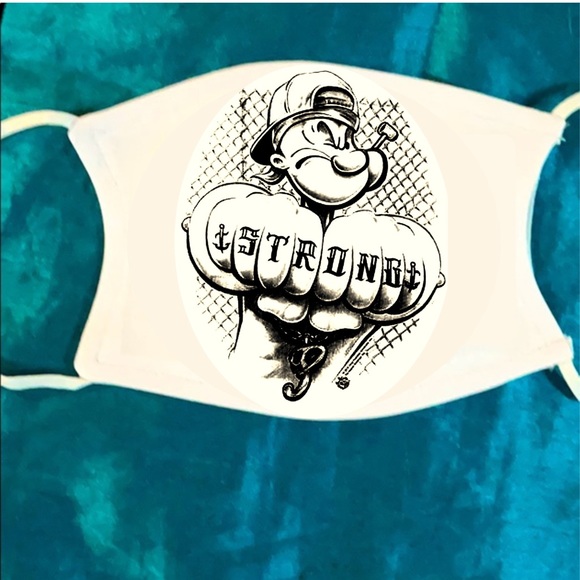 AnKPretties | Accessories | Made2order Popeye Face Mask | Poshmark